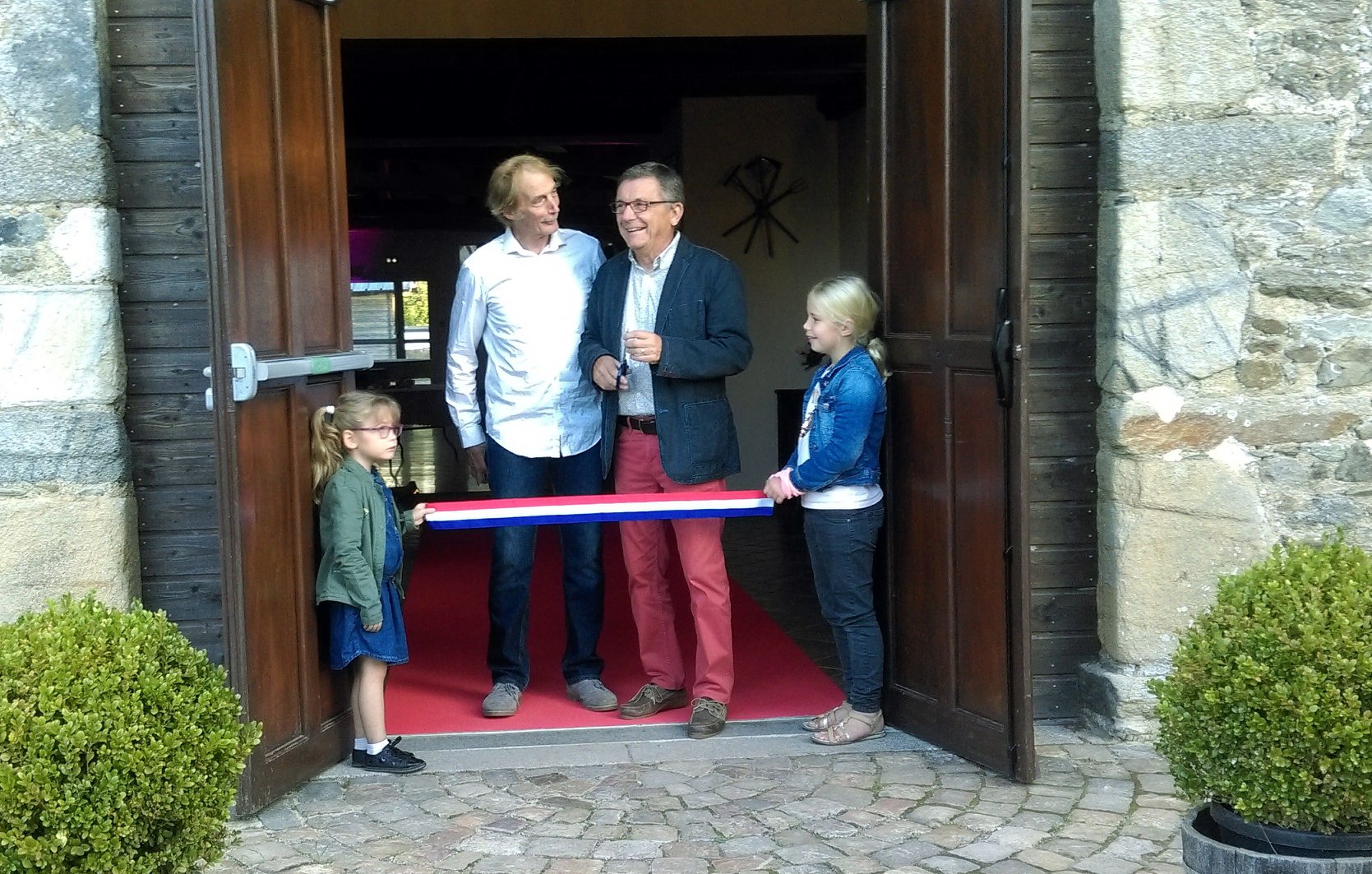 Reception room opening ceremony – Manoir de la Foulerie